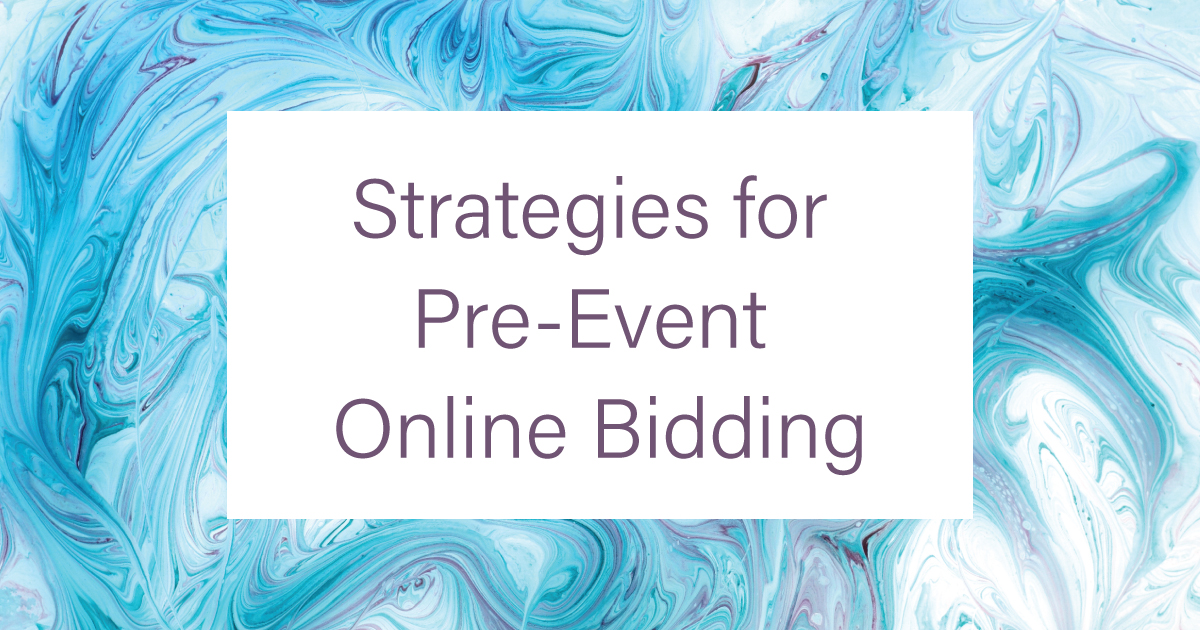 Strategies for Pre-Event Online Bidding - ReadySetAuction Blog